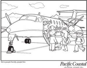 Colouring Pages - Pacific Coastal Airlines - Official Website